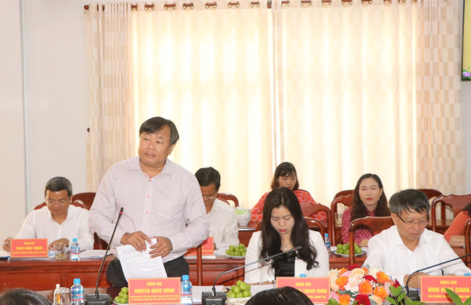 Trường Chính trị tỉnh Bình Dương có nhiều chỉ tiêu vượt chuẩn mức độ 1